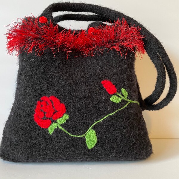 Felted Wool Purse - Etsy