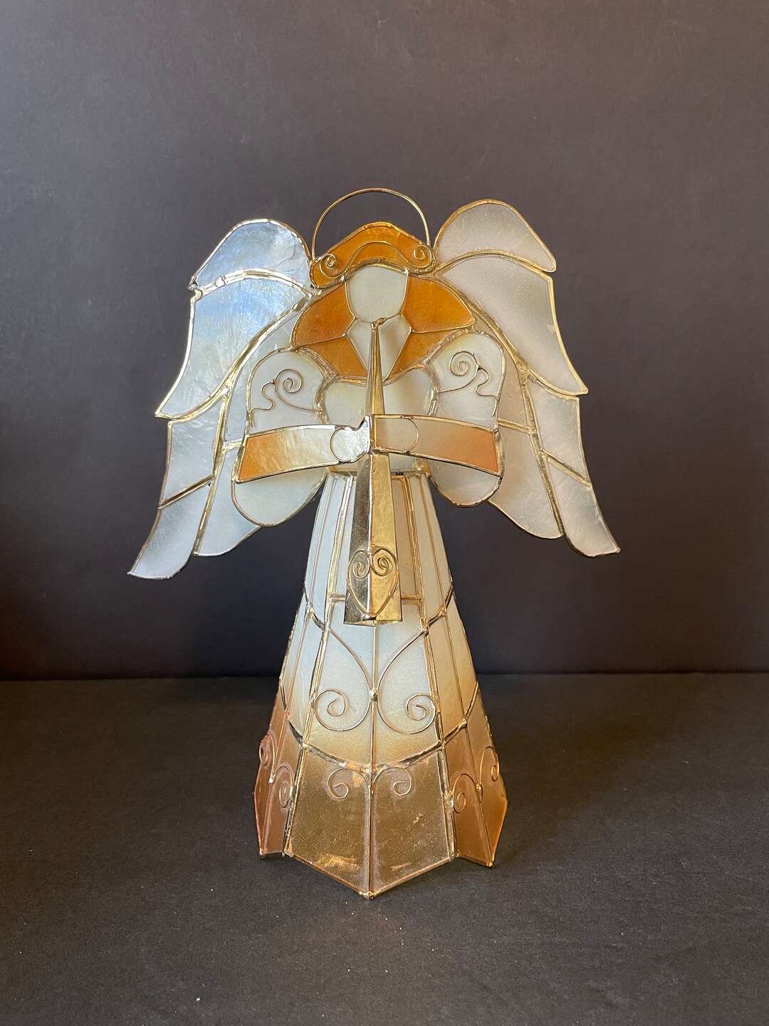 Vintage Angel Playing an Instrument, Made in Philippines - Etsy