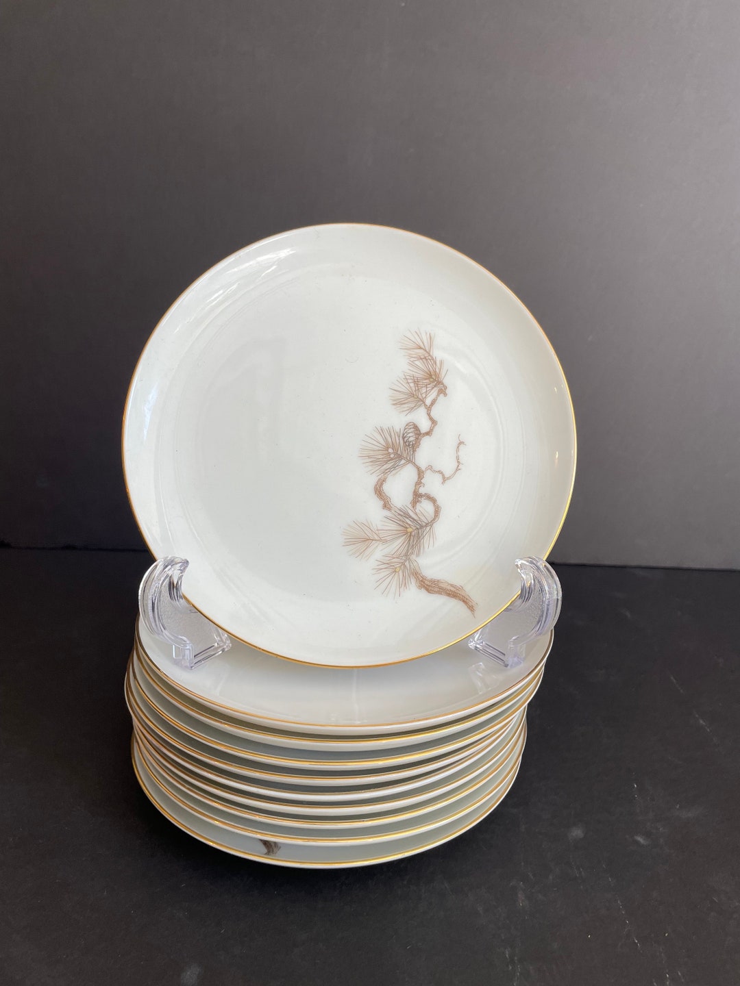 Larchmont by Sango Small Plates, Dessert or Bread Plates, Set of Ten - Etsy