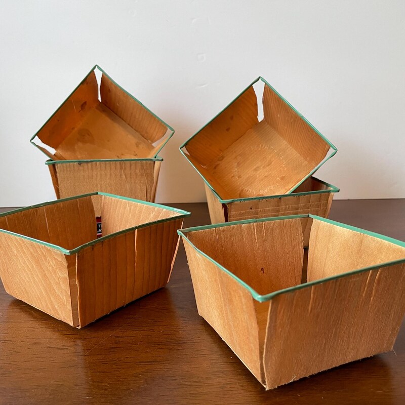 Wood Berry Baskets - Etsy