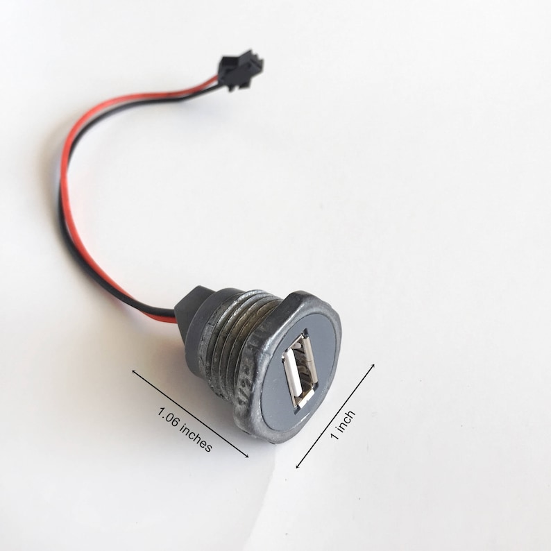 USB Port Kit Connector Robust metal screw housing 1/2 | Etsy