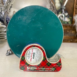 Tartan Tape Containers One Round and One Tartan Tape Dispenser ...