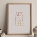 Adventure | Travel Art Print | Printable Wall Art - Etsy