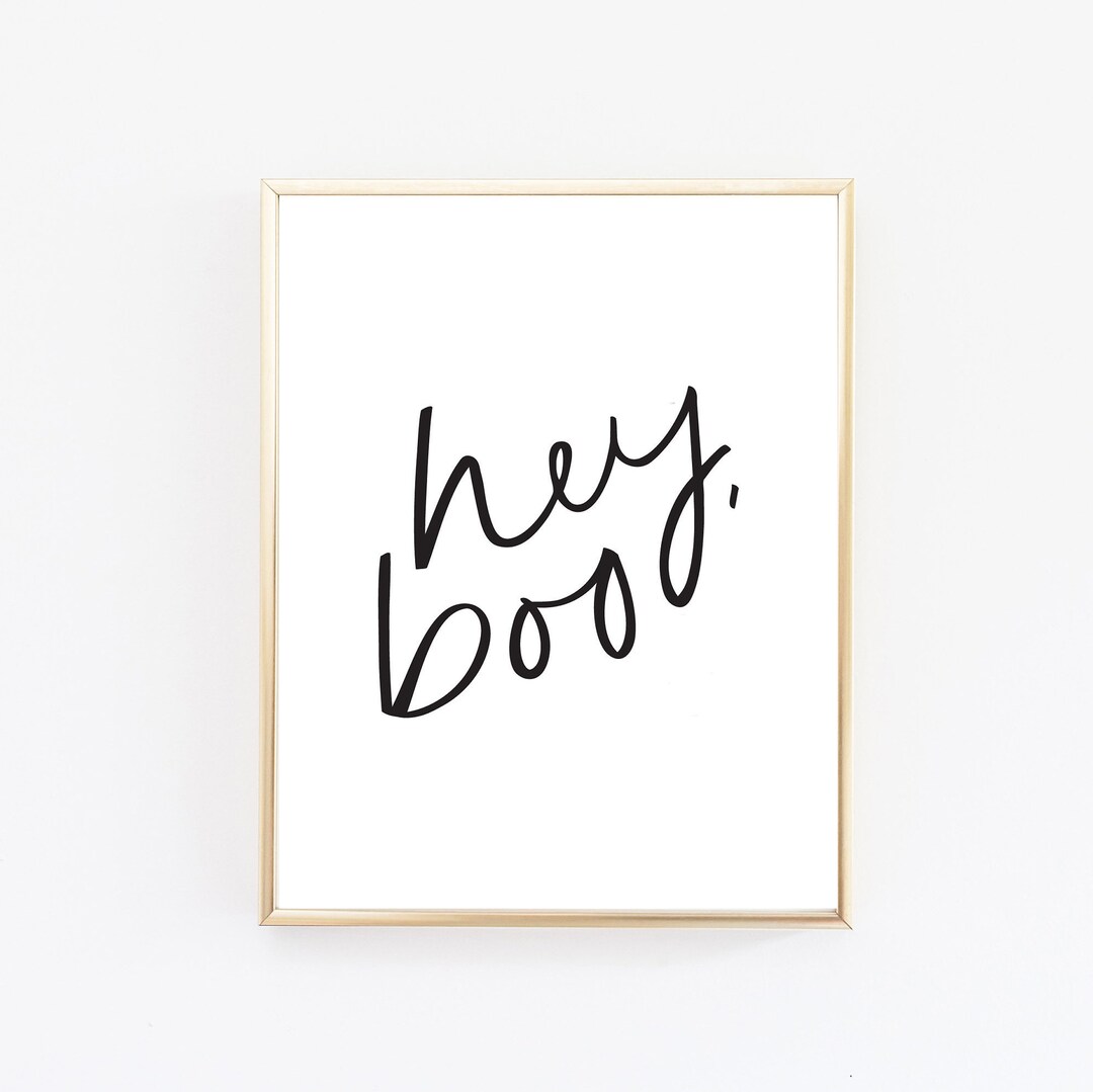 Hey Boo Boo Print Halloween Print Halloween Art Hand - Etsy New Zealand