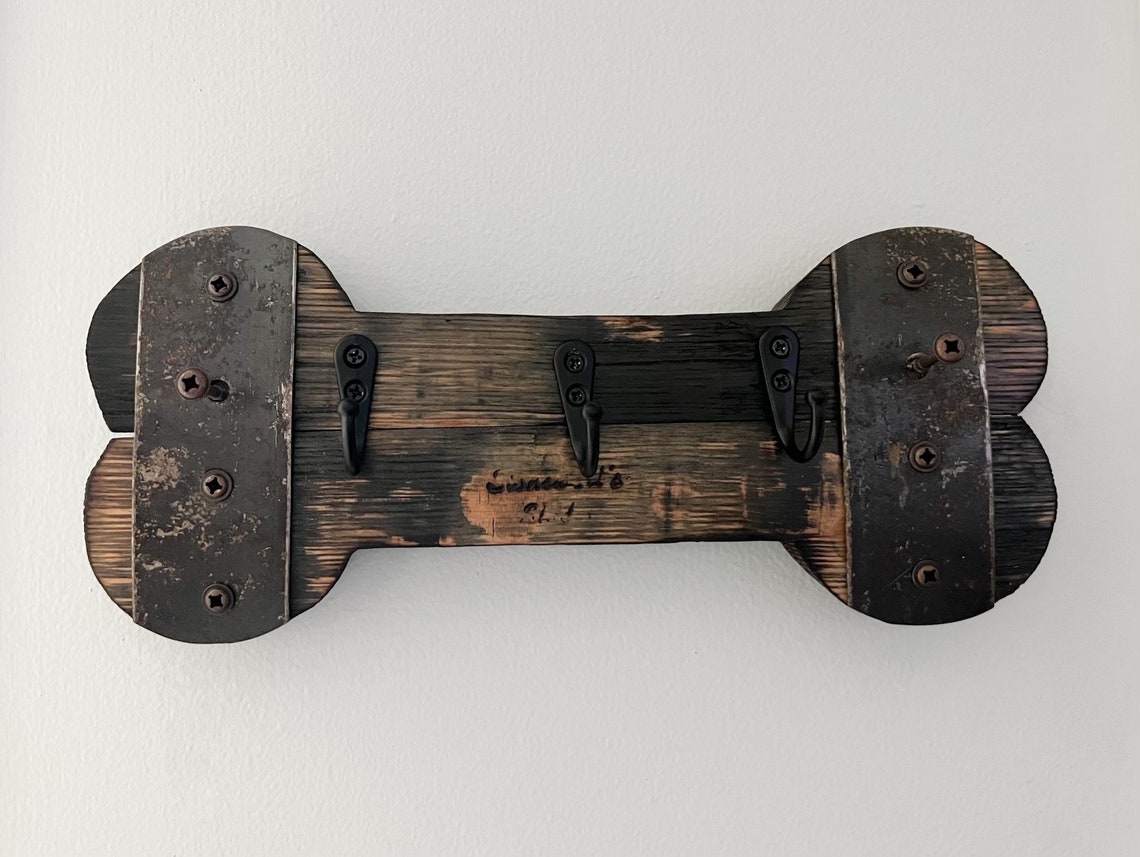 Bone Rack Bourbon Barrel Stave With Bands - Etsy