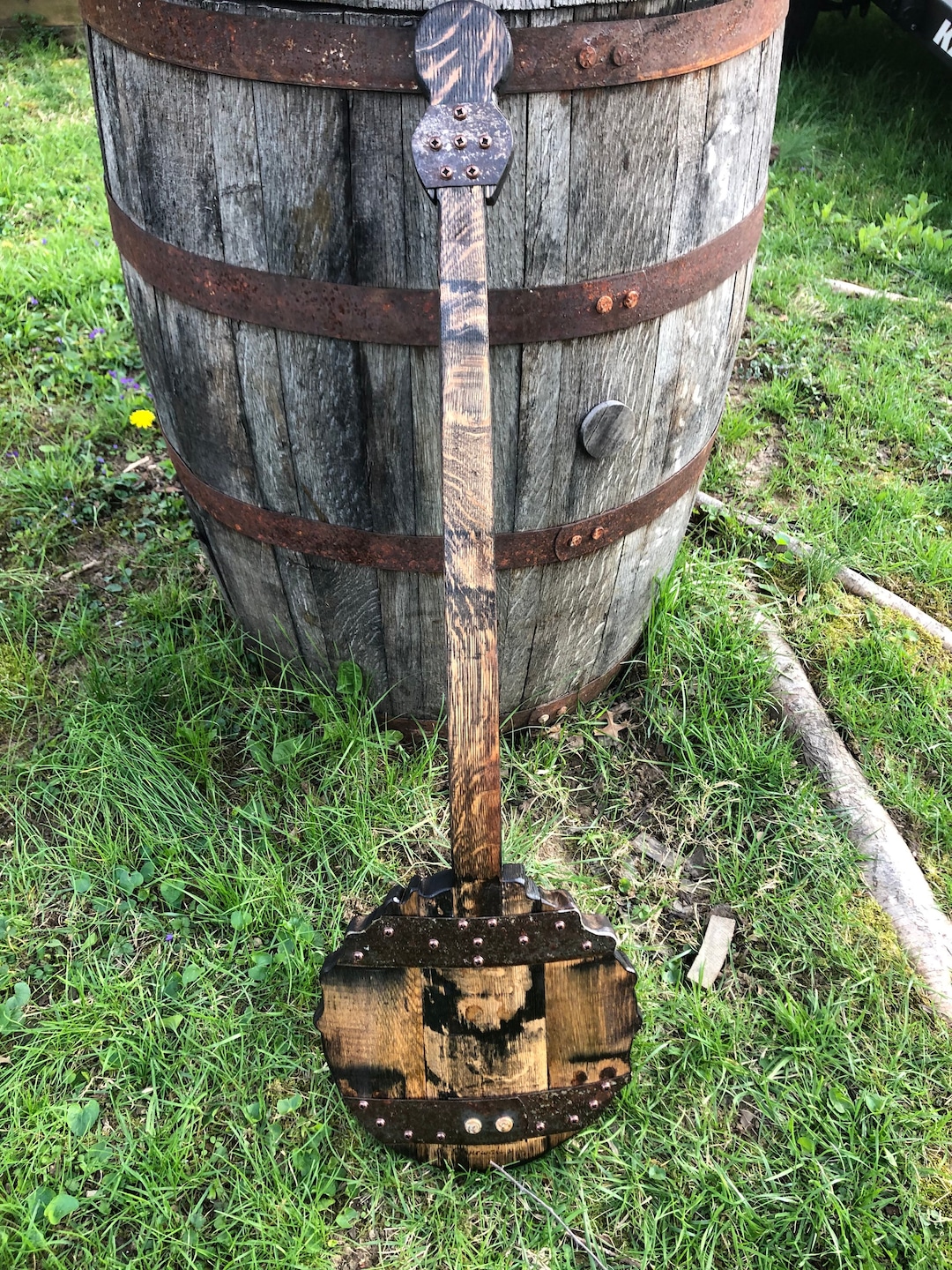 Bourbon Barrel Wood Banjo With Rings - Etsy