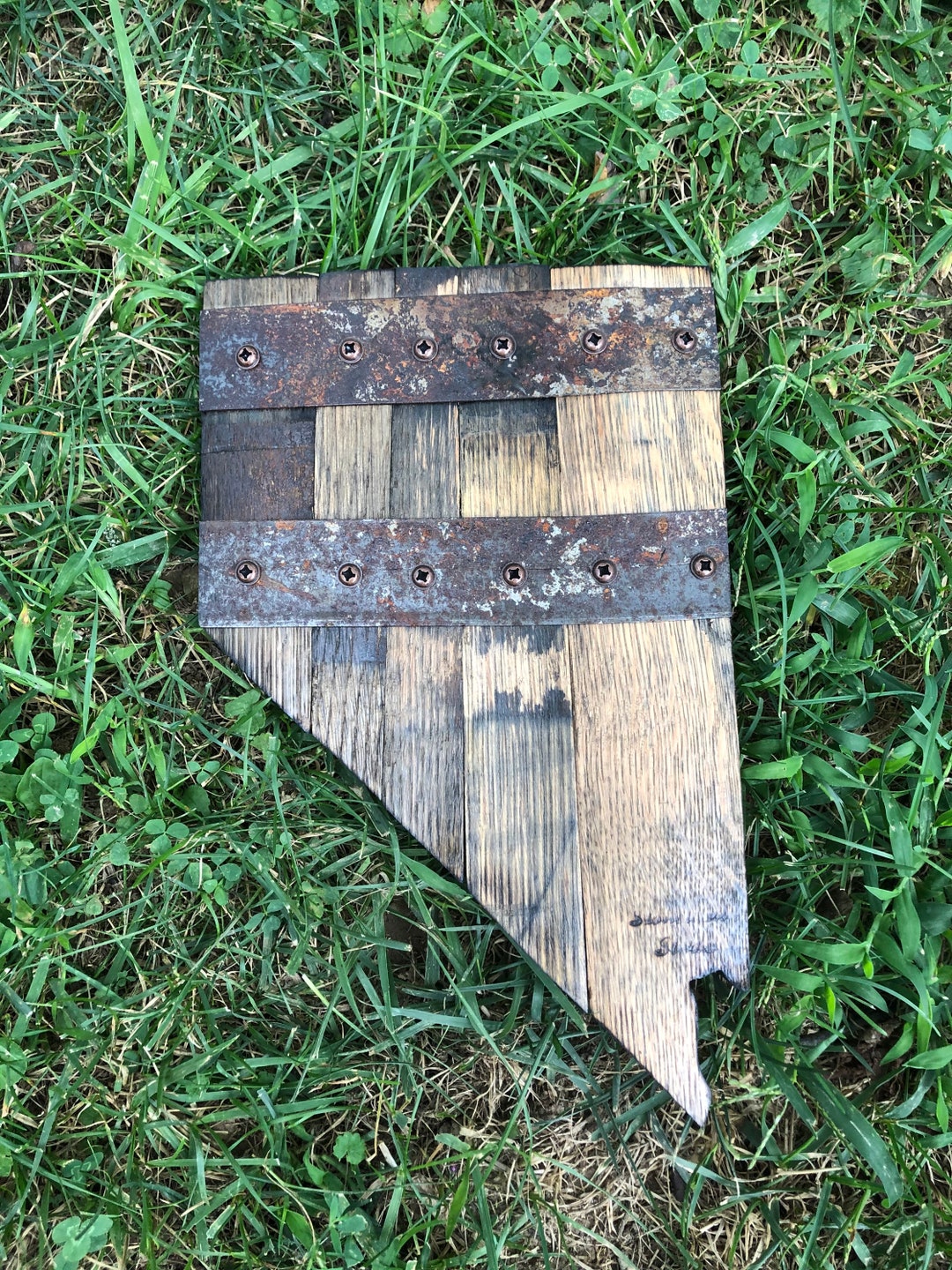 1’ Nevada Bourbon Barrel Wood Cutout With Rings - Etsy