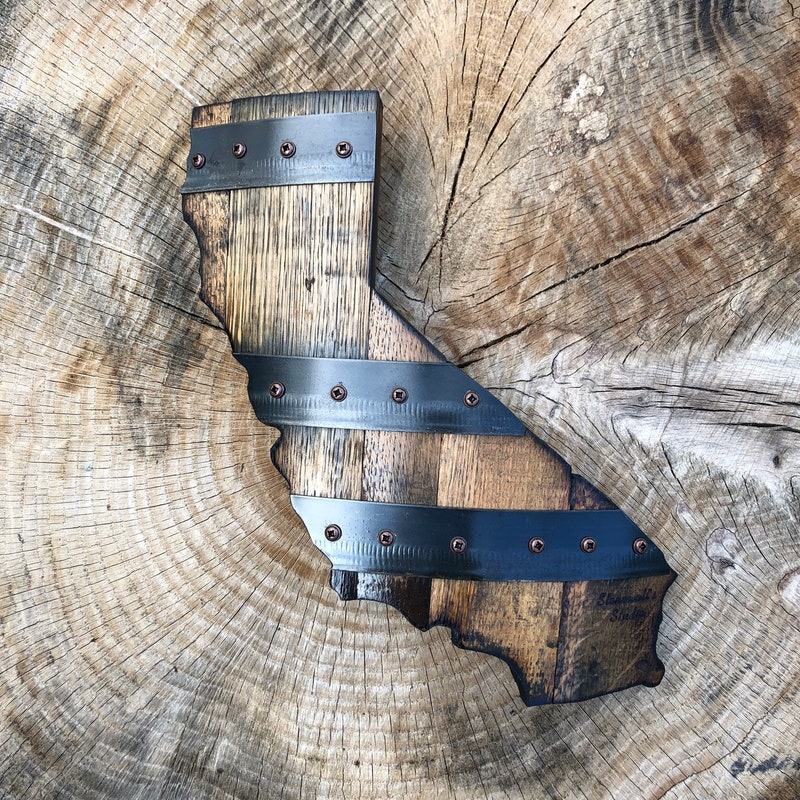 Wood California Cut Out - Etsy
