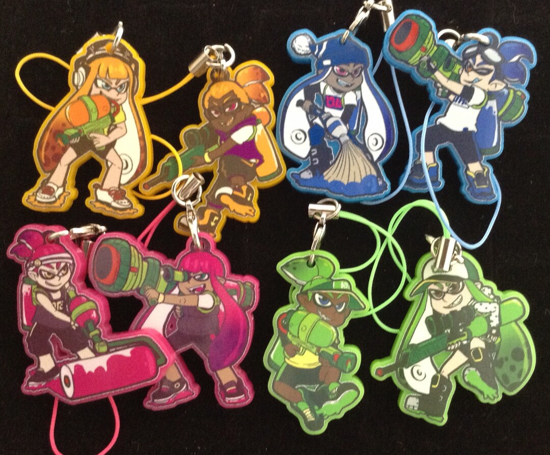 SPLATOON Acrylic Charms - Etsy