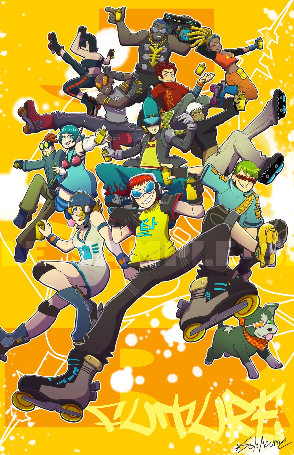 JET SET RADIO Future Poster - Etsy UK