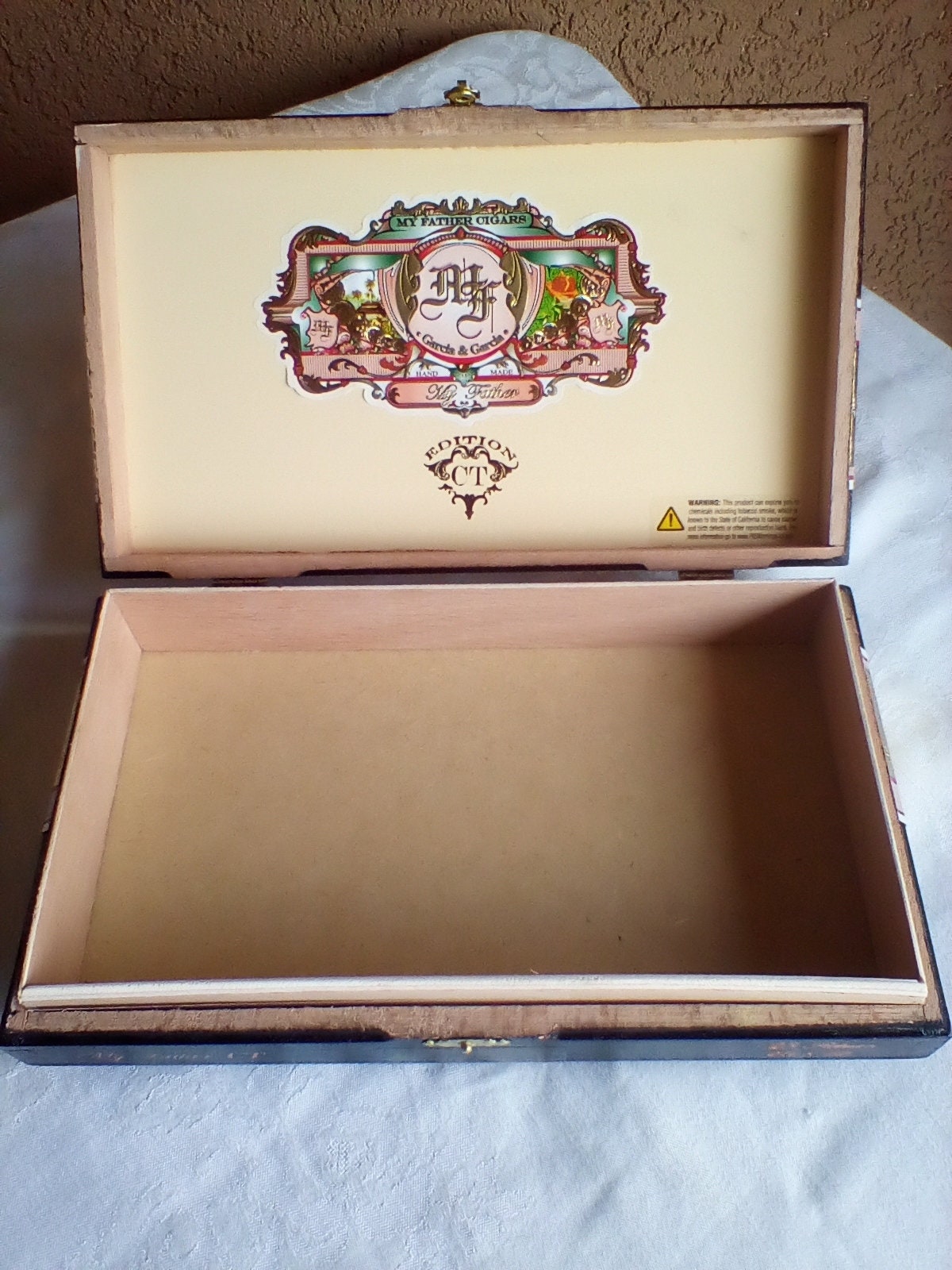 My Father Cigars My Father CT Robustos Wood Cigar Box Craft - Etsy