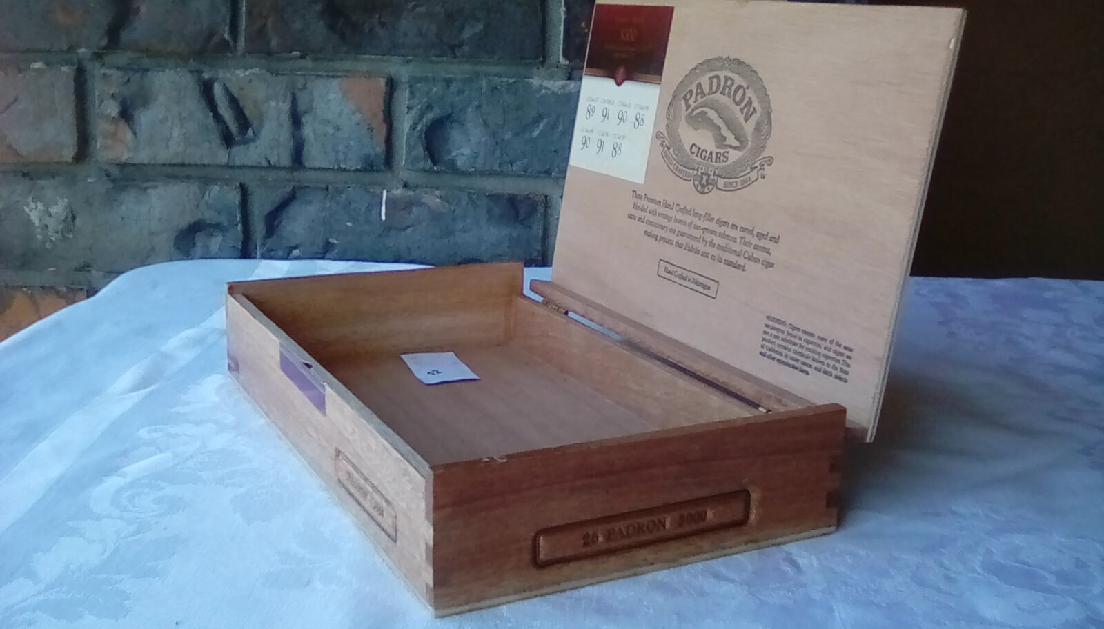 Padron Cigars 3000 Wood Cigar Box Craft Project Storage - Etsy