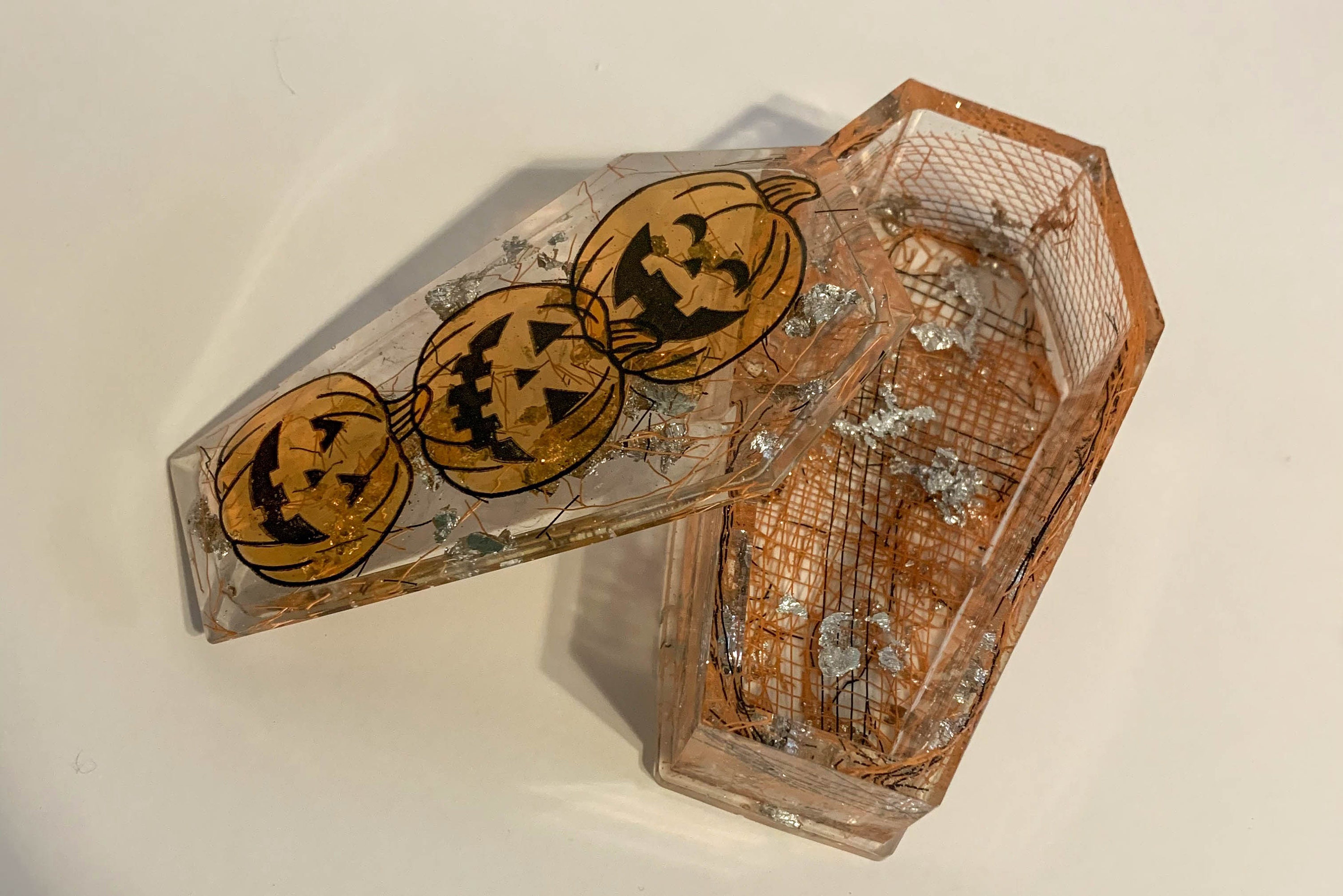 Resin Coffin Pumpkin Stack - Etsy Sweden