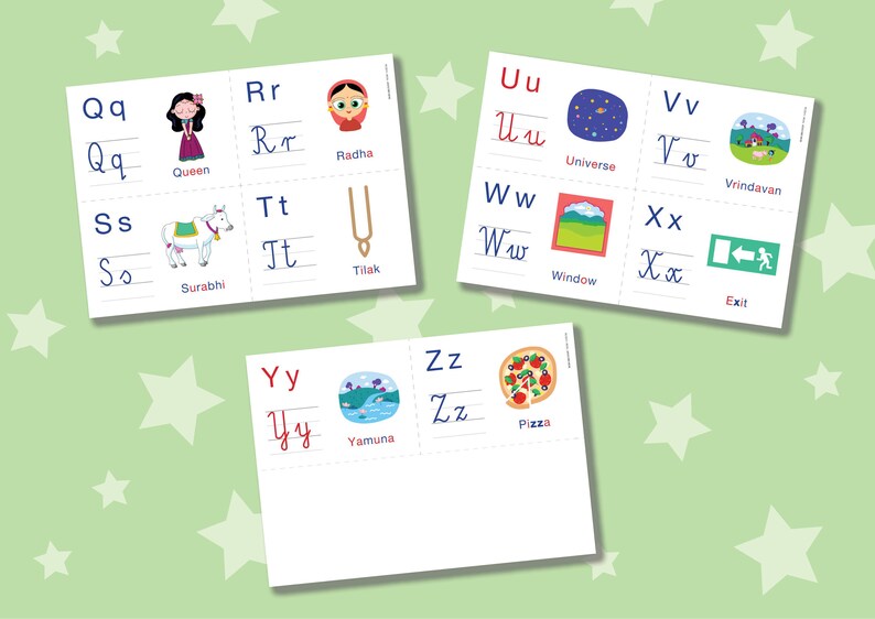 Alphabet English Vedic Culture for Vaishnavas Kids - Etsy