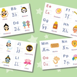 Alphabet English Vedic Culture for Vaishnavas Kids - Etsy