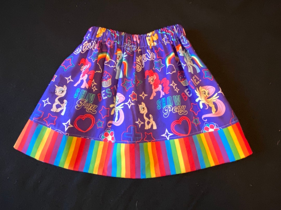 MLP Twirly Skirt Featuring Pinkie Pie Twilight Sparkle - Etsy
