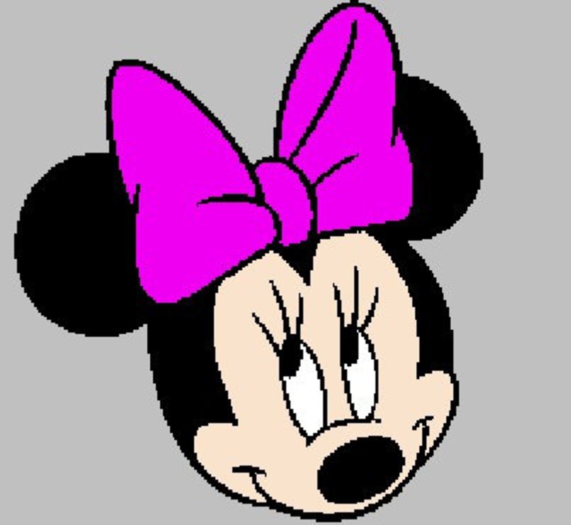 Minnie Mouse Jef, Hus, Pes, Pec, Vip, Xxx Formats for a 4x4 Hoop - Etsy