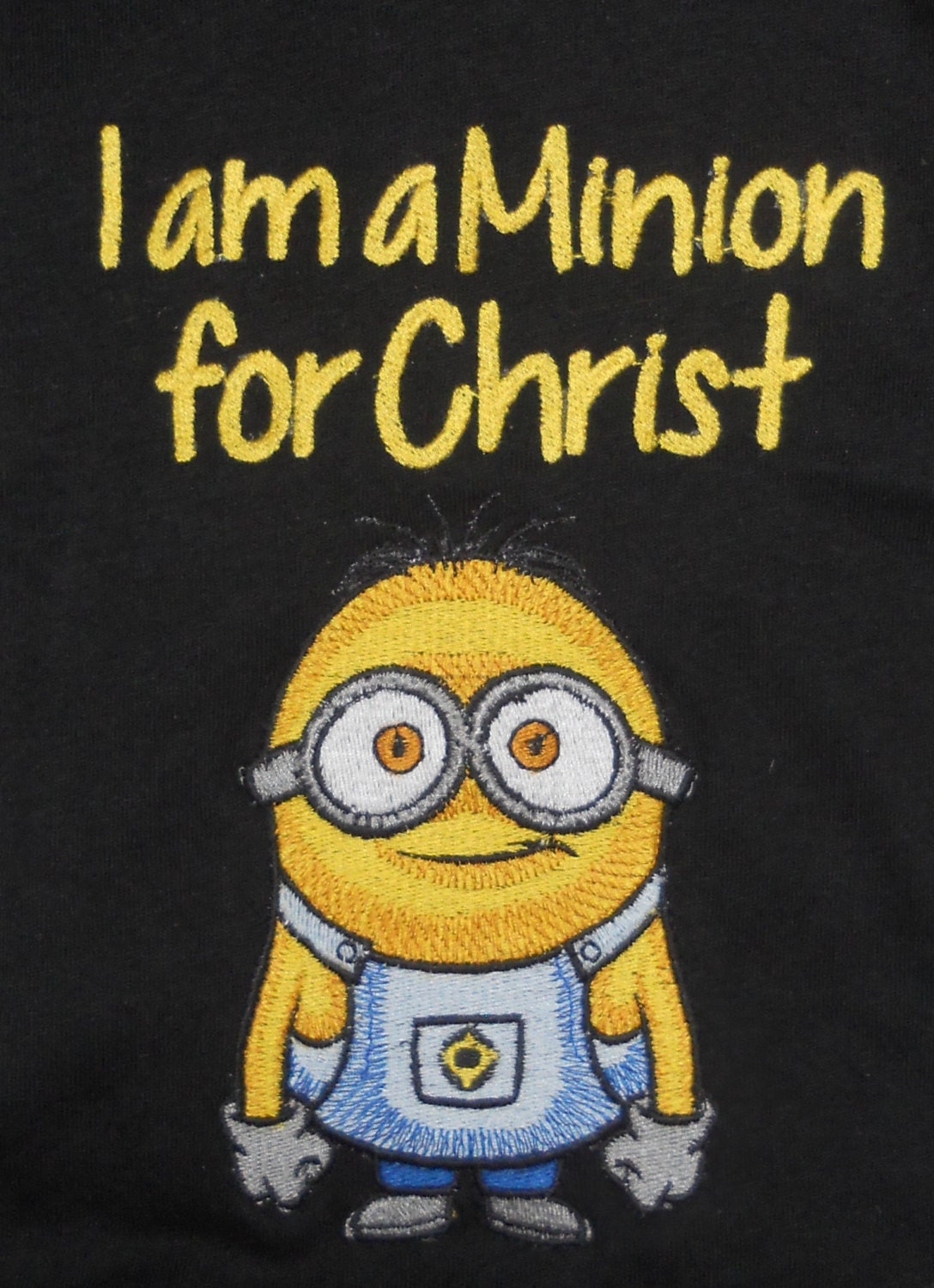I'm A Minion for Christ (machine Embroidery PES 6x10) - Etsy