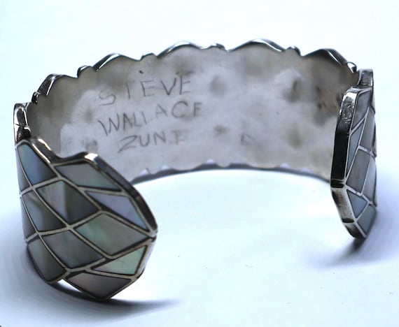 Vintage signed Steve Wallacf Zuni sterling silver Dwi… - Gem