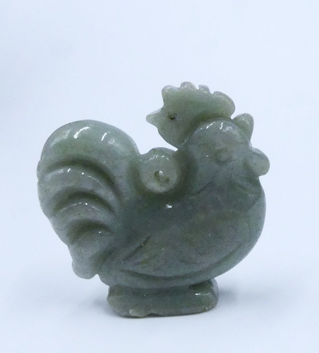 Vintage Hand Carved Jade Rooster - Etsy