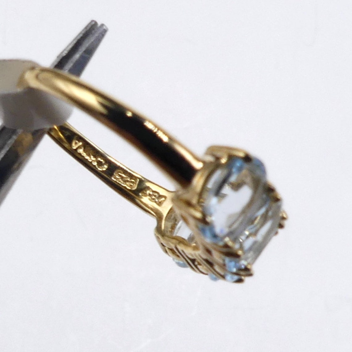 Brand new marked DBJ 925 gold plated sterling silver & 5 oval | Etsy