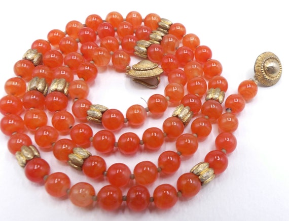 Vintage Signed Judith Mccann NYC 1961 Faux Carnelian Glass | Etsy