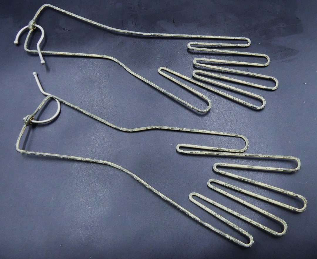 Vintage Pair Wire Hand Shape Ladies Glove Stretcher or Display Hand ...