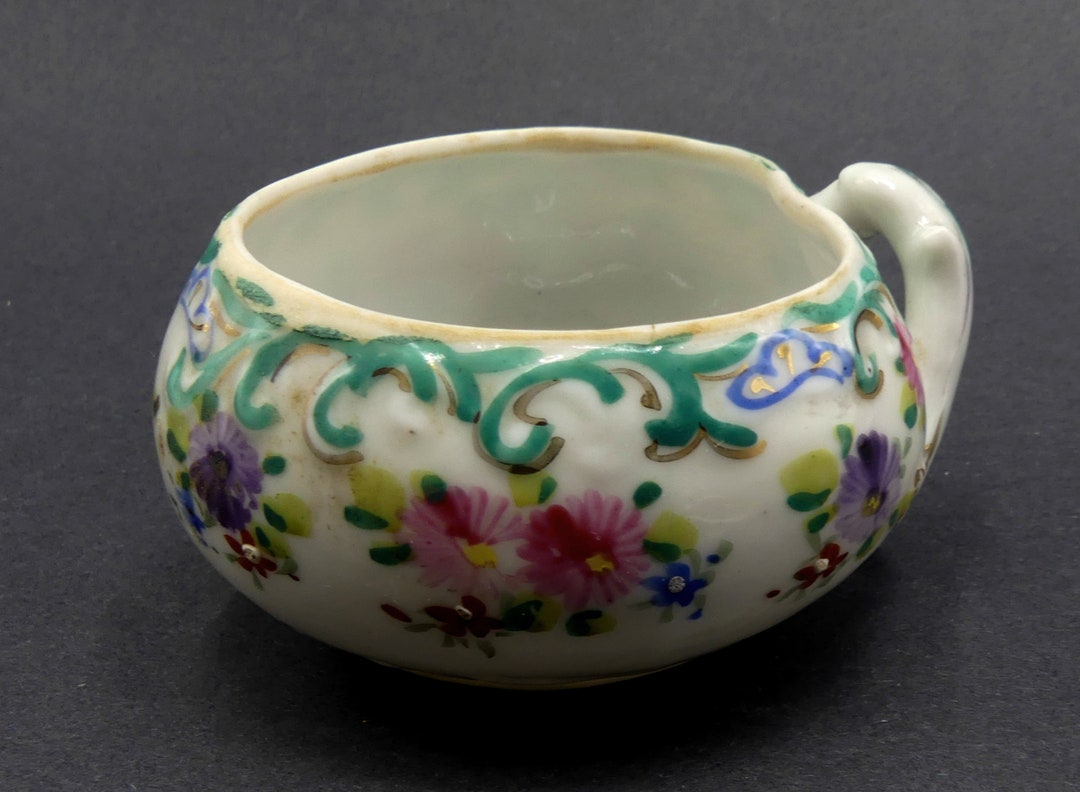 Vintage Hand Painted Flower Cup - Etsy