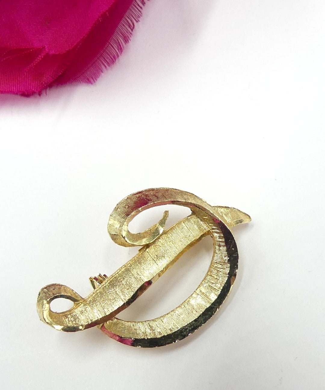 Vintage Signed Mamselle Letter D Brooch ( B ) - Etsy
