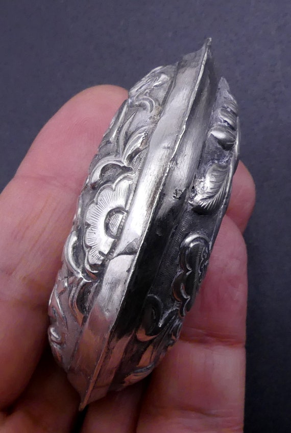 Antique 1900's silver longevity lock - Gem