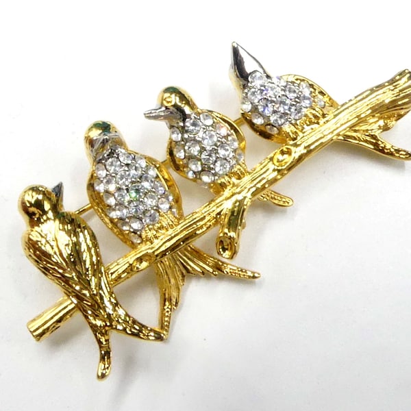 Joan Rivers Bird Brooch - Etsy