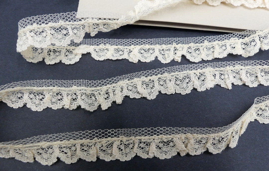 Vintage Lace Trim Color Ivory 20 Yard 24 ” L - Etsy