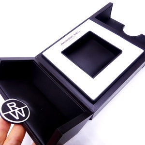 Vintage Raymond Weil Box Only Color Dark Brown - Etsy