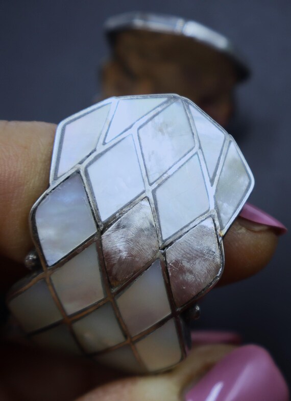 Vintage signed Steve Wallacf Zuni sterling silver Dwi… - Gem