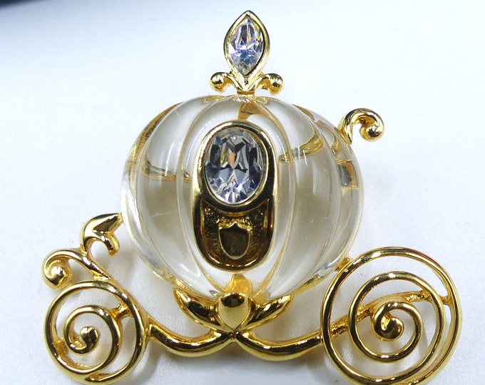 Vintage Signed Napier Disney Cinderella Coach Carriage Brooch - Etsy