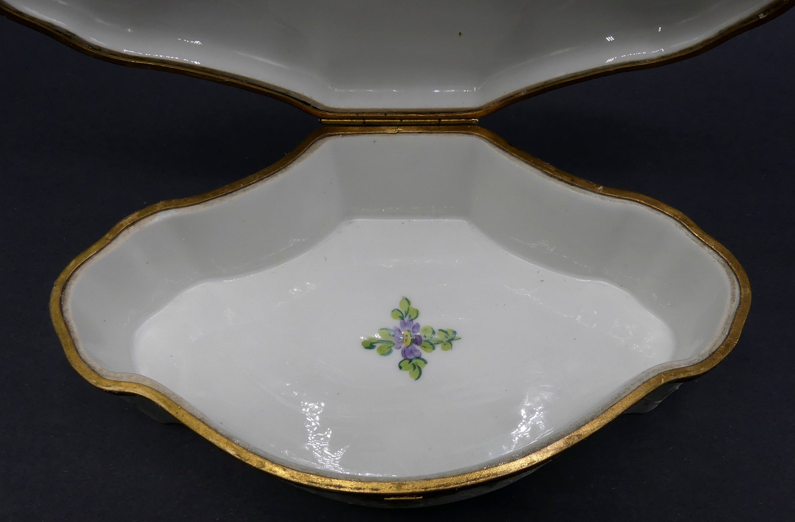 Antique French Hand Painted Flower Sevres Style Porcelain & - Etsy