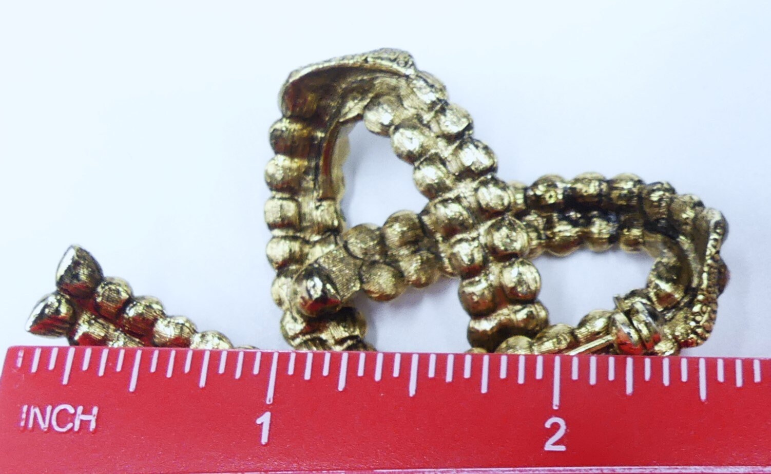 Vintage Signed WD Brass Tone & Brown Rhinestone Knot Pin Brooch - Etsy