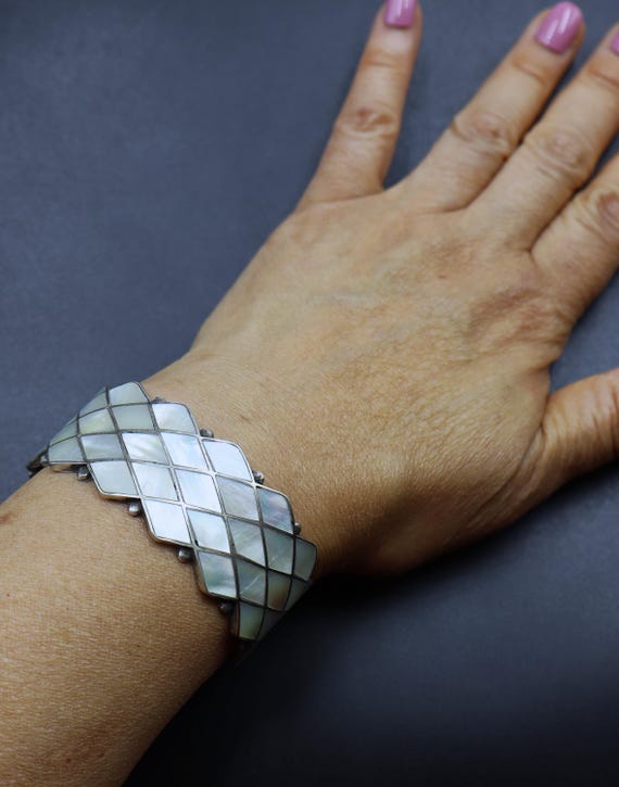 Vintage signed Steve Wallacf Zuni sterling silver Dwi… - Gem