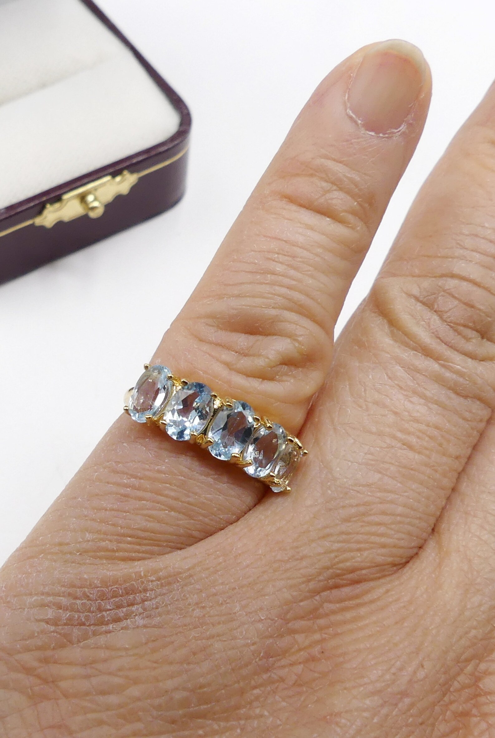 Brand new marked DBJ 925 gold plated sterling silver & 5 oval | Etsy