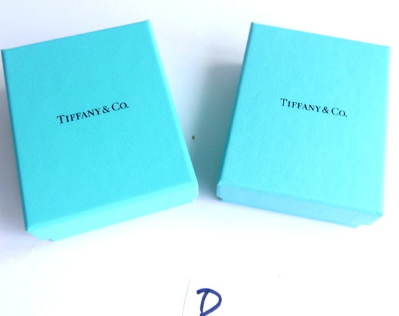 Vintage 2 Tiffany & Co Paper Boxes Only Authentic D - Etsy