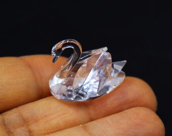Swarovski, Crystal, Swan, Small, Vintage, Introduced in 1977, Retired ...
