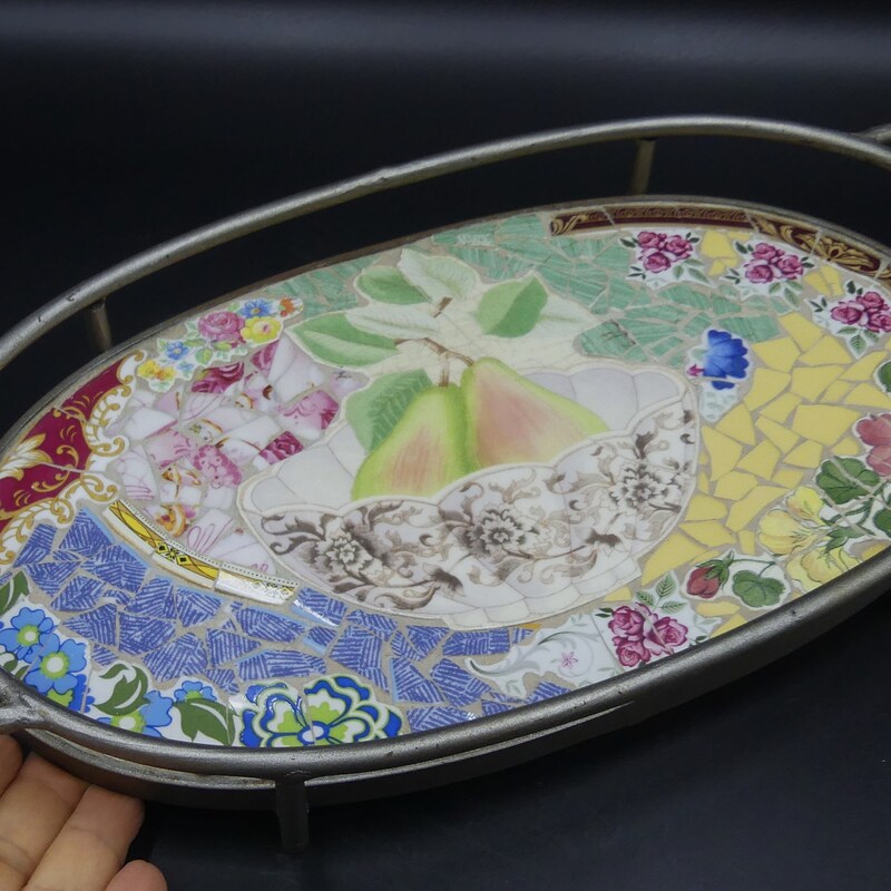 Broken China Tray - Etsy