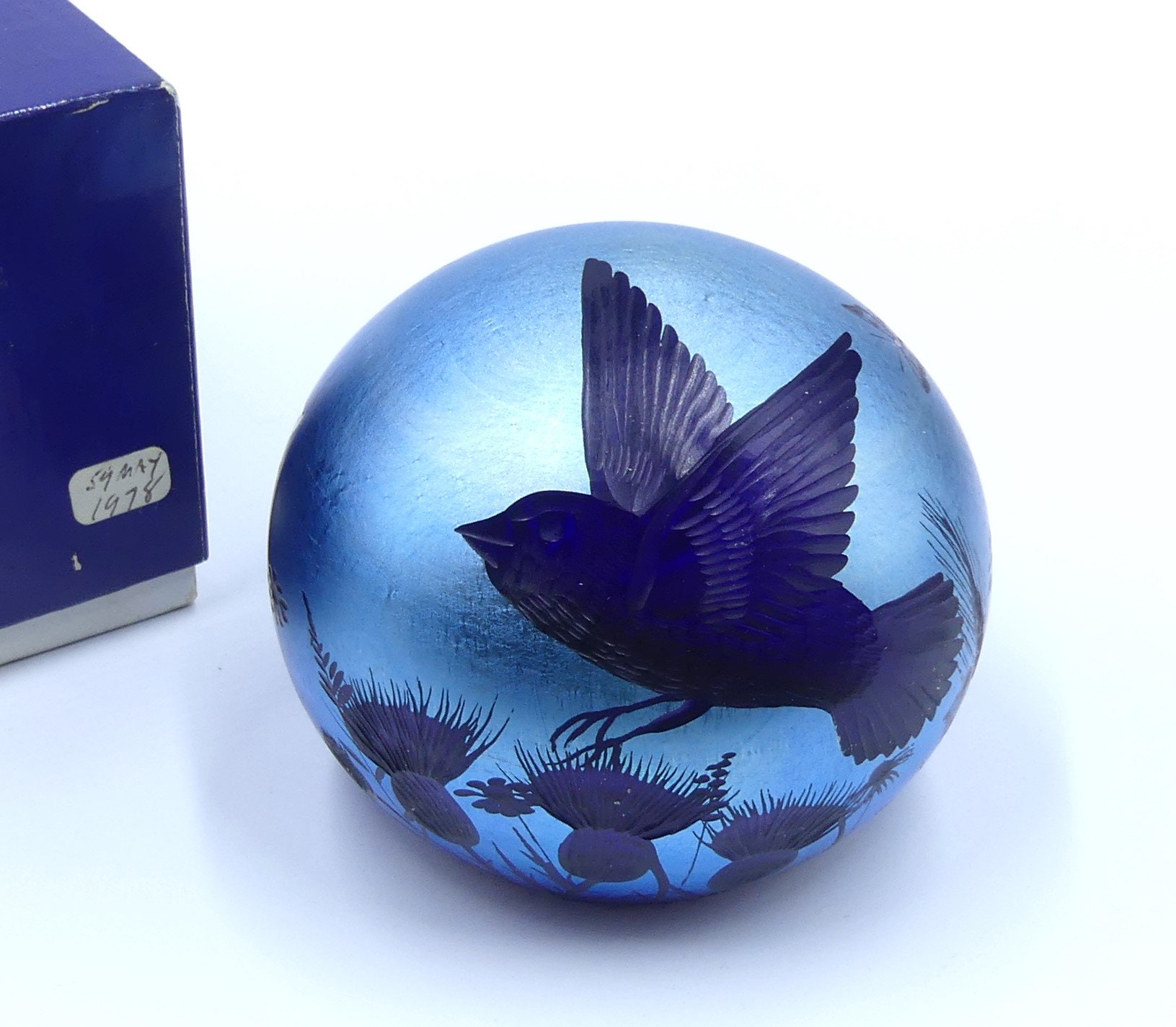 Vintage Signed 1978 Orient & Flume Lubomir Richter Bird Vintage Signed 1978 Orient & Flume Lubomir Richter Bird