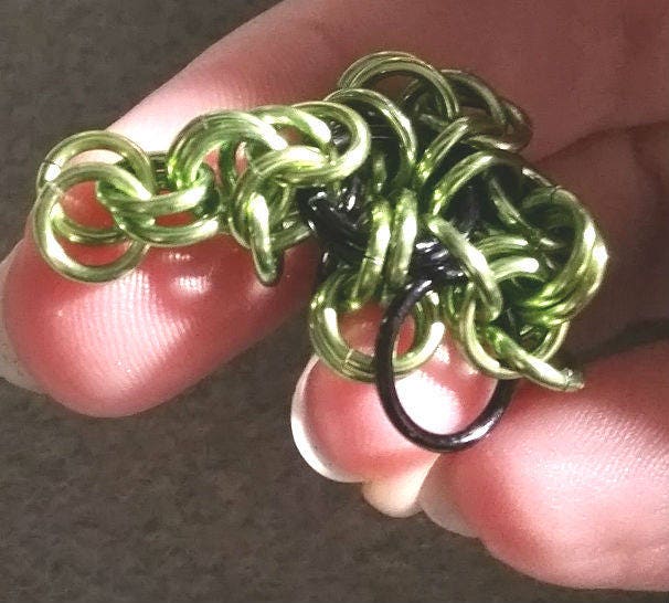 Mobyzan Chainmaille Heart Necklace Tutorial Make a Full - Etsy