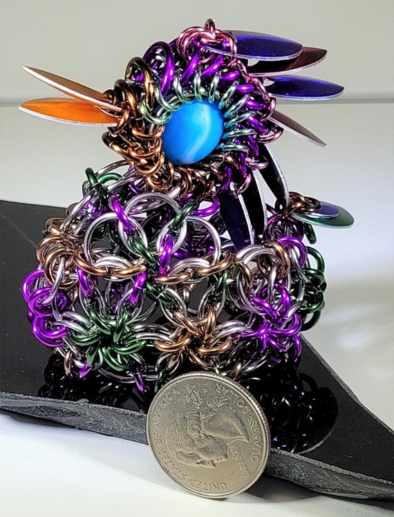 The Mullet Duck YEAH Rubber Ducky a Freestanding Chainmaille | Etsy