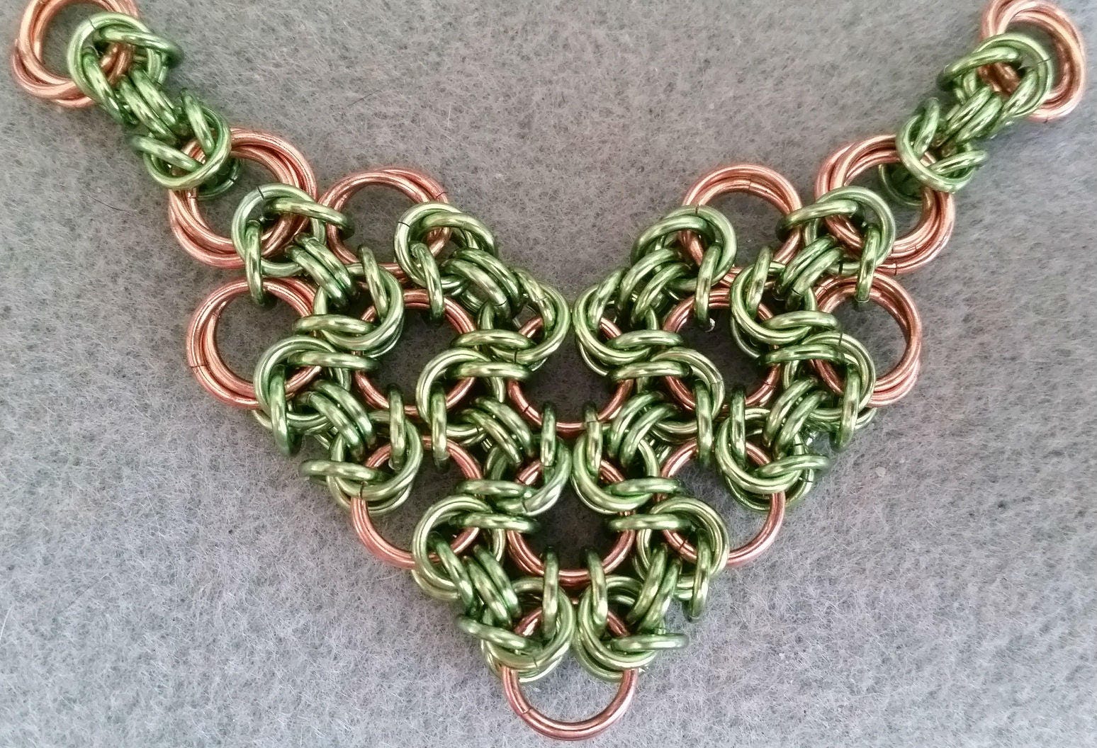 Mobyzan Chainmaille Heart Necklace Tutorial Make a Full - Etsy