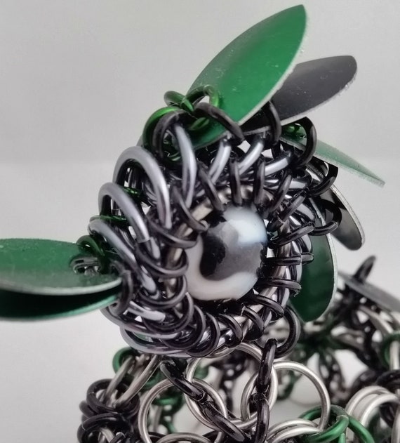 The Mullet Duck YEAH Rubber Ducky a freestanding chainmaille | Etsy