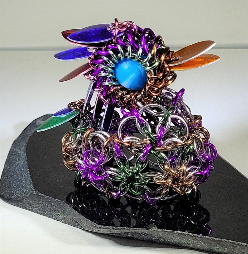 The Mullet Duck YEAH Rubber Ducky a Freestanding Chainmaille | Etsy