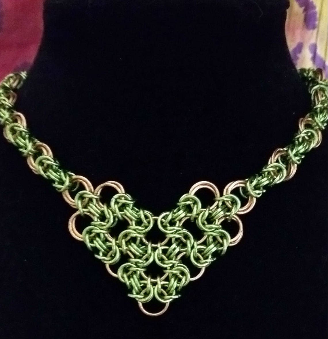 Mobyzan Chainmaille Heart Necklace Tutorial Make a Full - Etsy