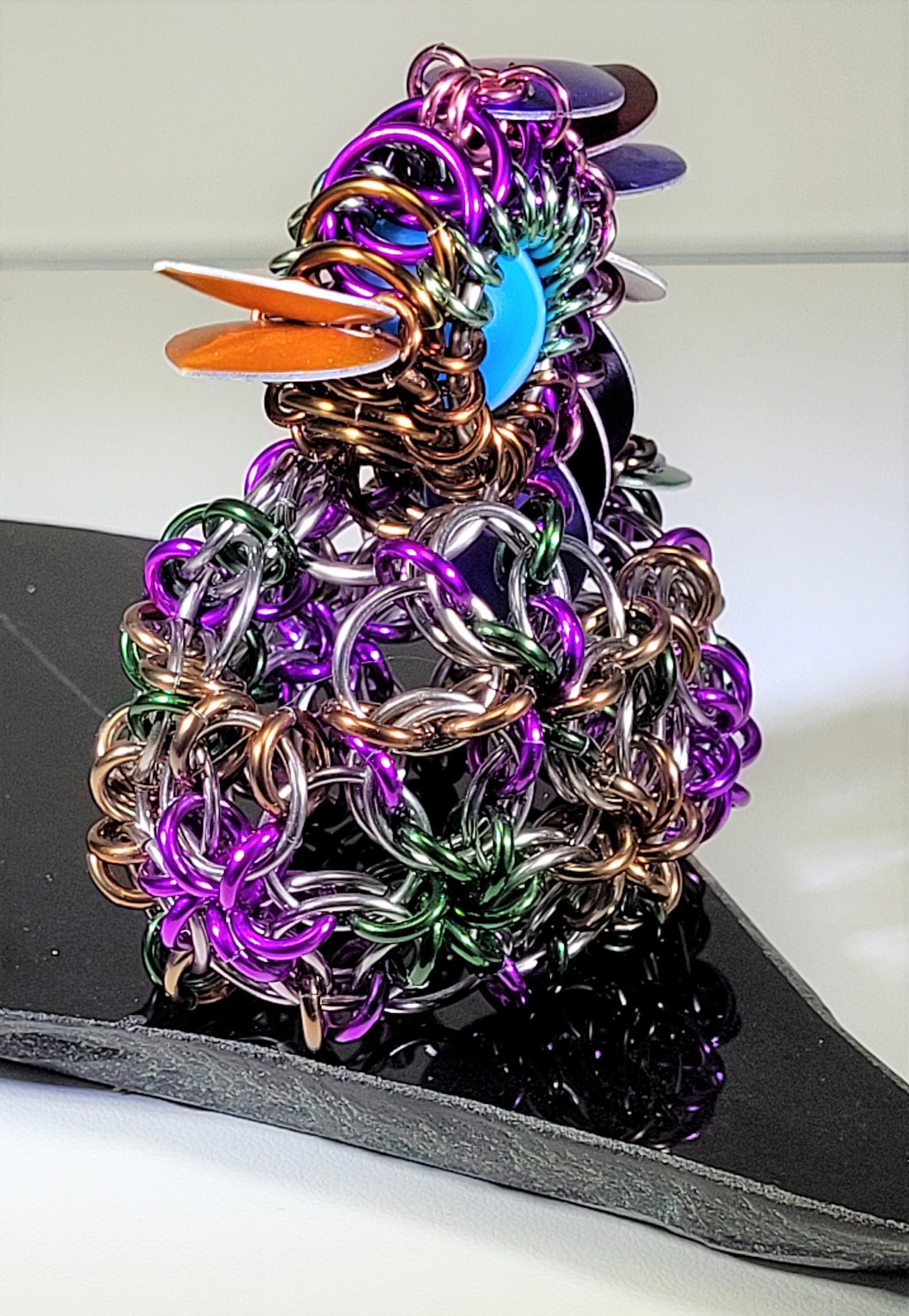 The Mullet Duck YEAH Rubber Ducky a Freestanding Chainmaille | Etsy